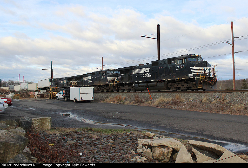 NS C40-9W #9734 on 24K